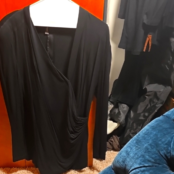 Louis Feraud | Tops | Vintage Louis Feraud Elegant Black Drape Top | Poshmark